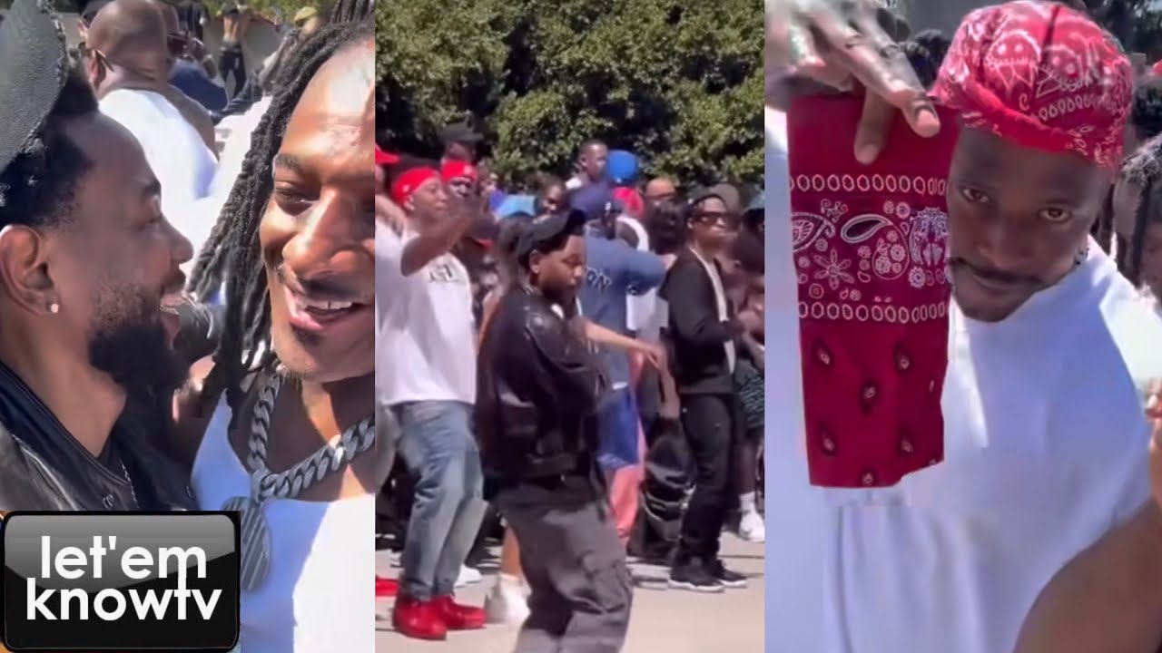 Kendrick Lamar Shooting “ Not Like Us” Music Video In Compton, Hundreds ...