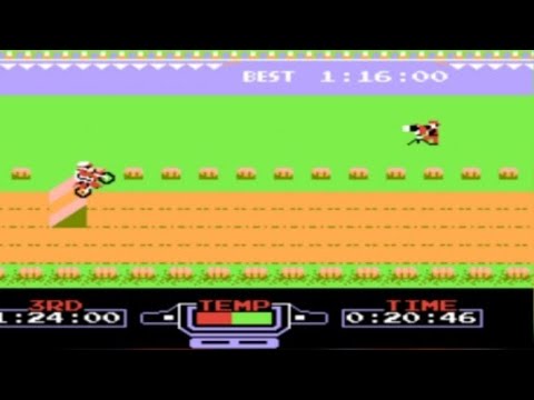 Excite Bike | NES Games | 64-in-1 | 8-bit Gaming | Video Game - YouTube