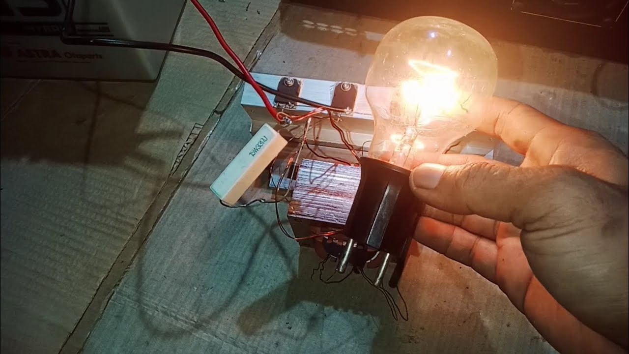 membuat setrum pac pakai transistor bekas ampli D1047 - YouTube