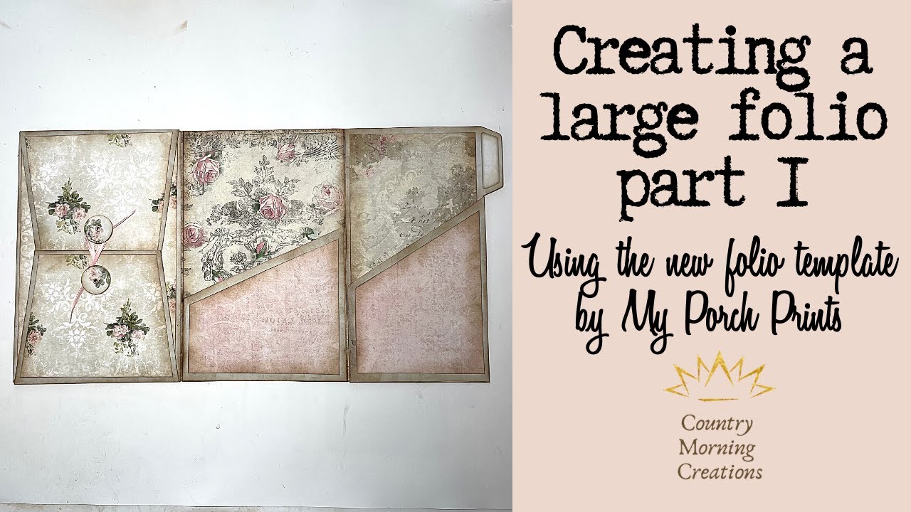 Creating a large folio using the MPP folio template - YouTube