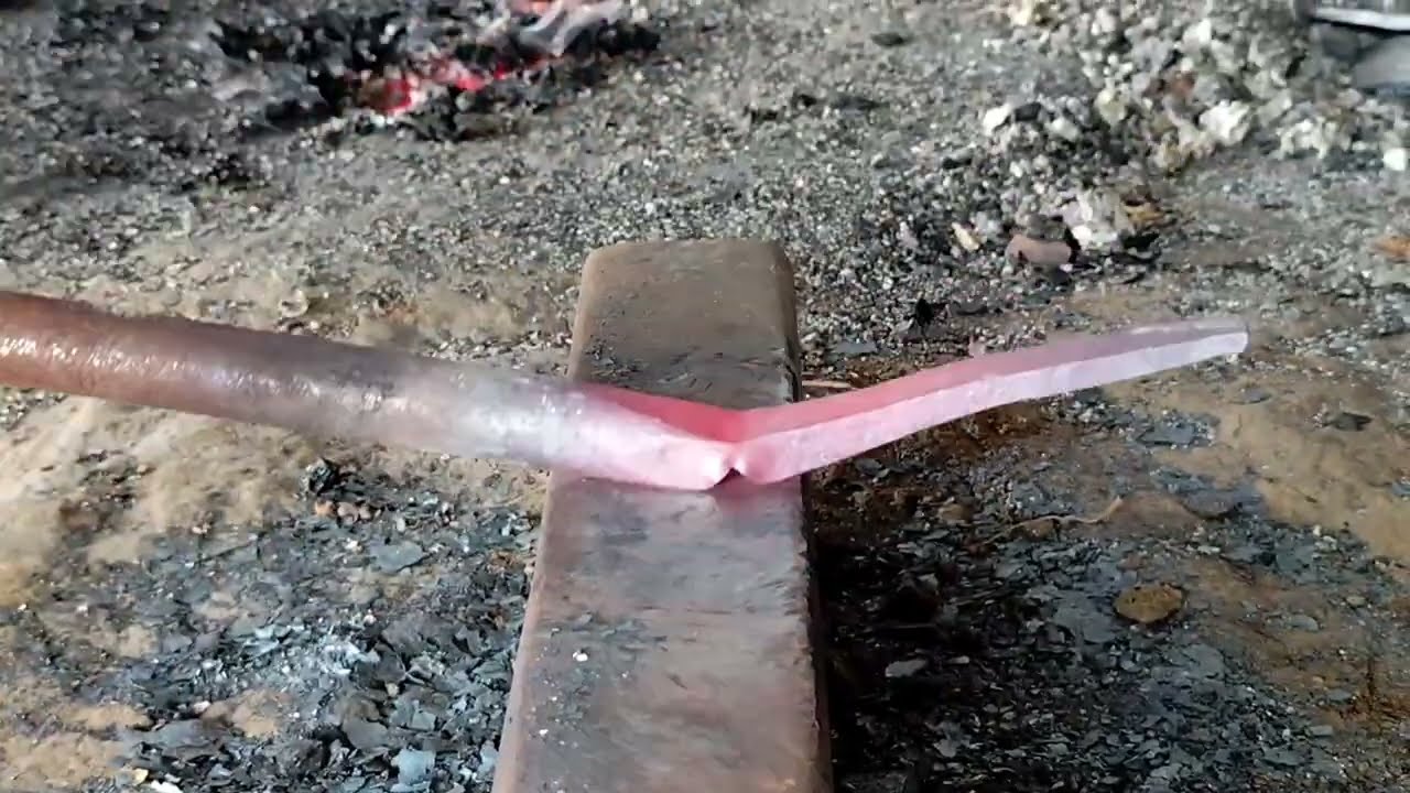 How to make a chisel to give design in wood | Simple way of making sugar | blacksmithing - YouTube