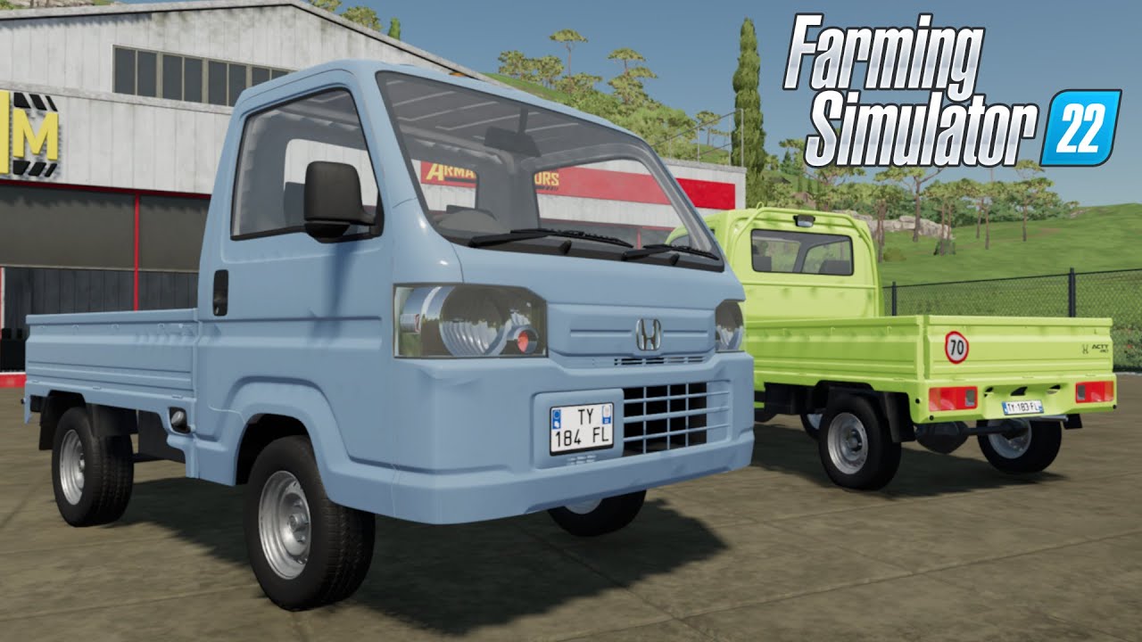 FS22 - Honda Acty AWD - Farming Simulator 2022 Pick-Up Car Mod - YouTube