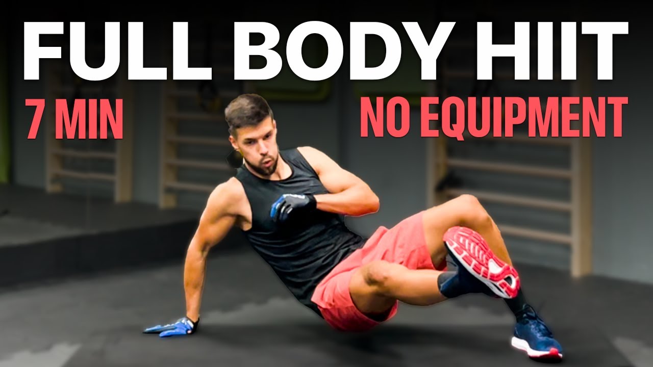 FULL BODY HIIT Workout Without Equipment for FAT BURN | 7 Minute ...