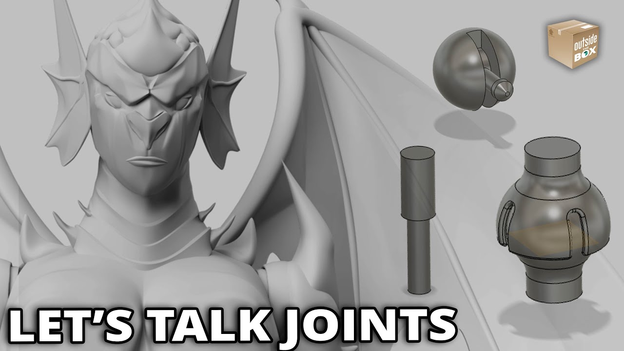 3 Types of Joints in our action figure build - YouTube