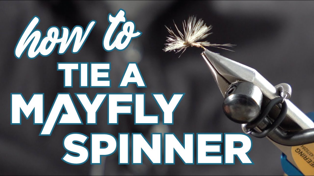 How to Tie a Mayfly Spinner - YouTube