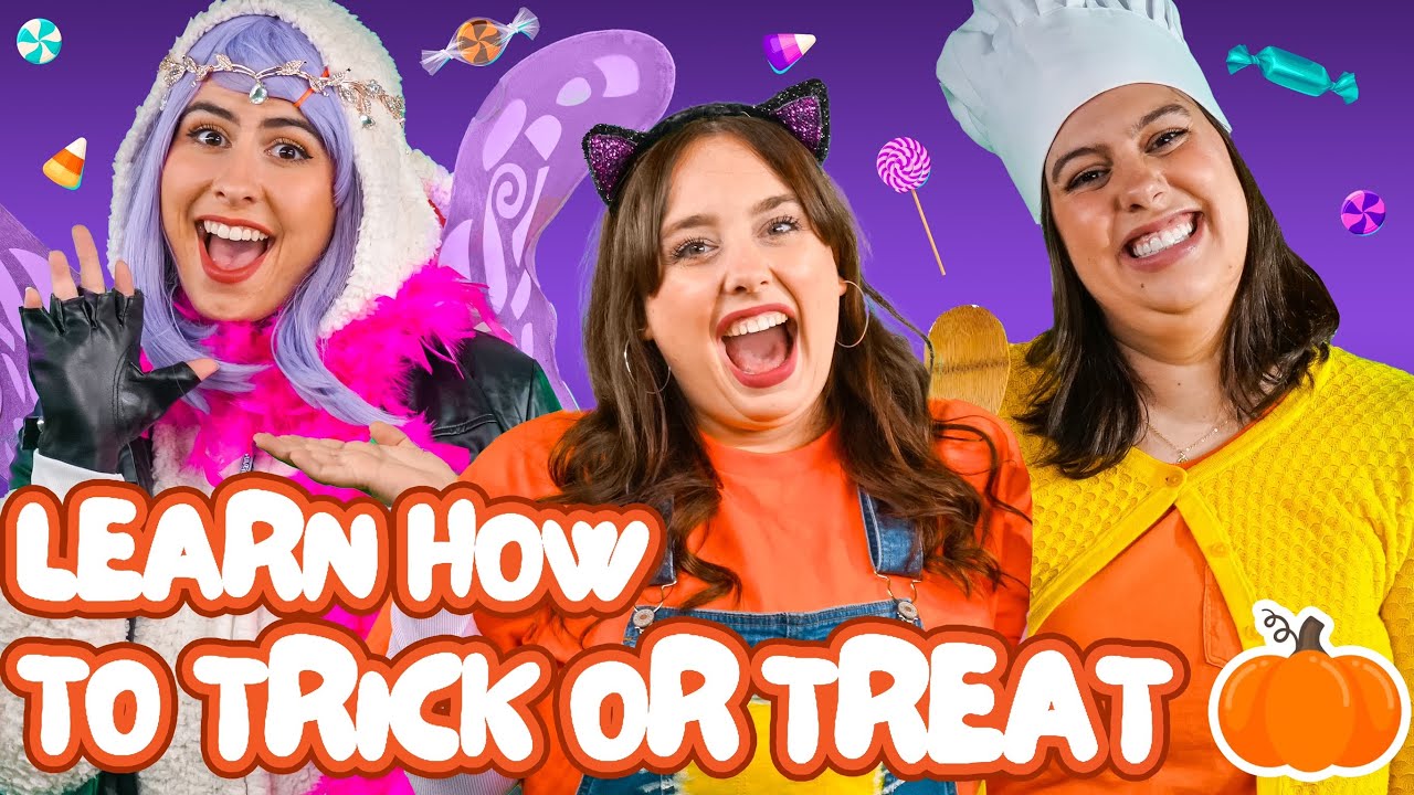 Learn How To Trick or Treat (song) | Nursery Rhyme & Kid Song ...