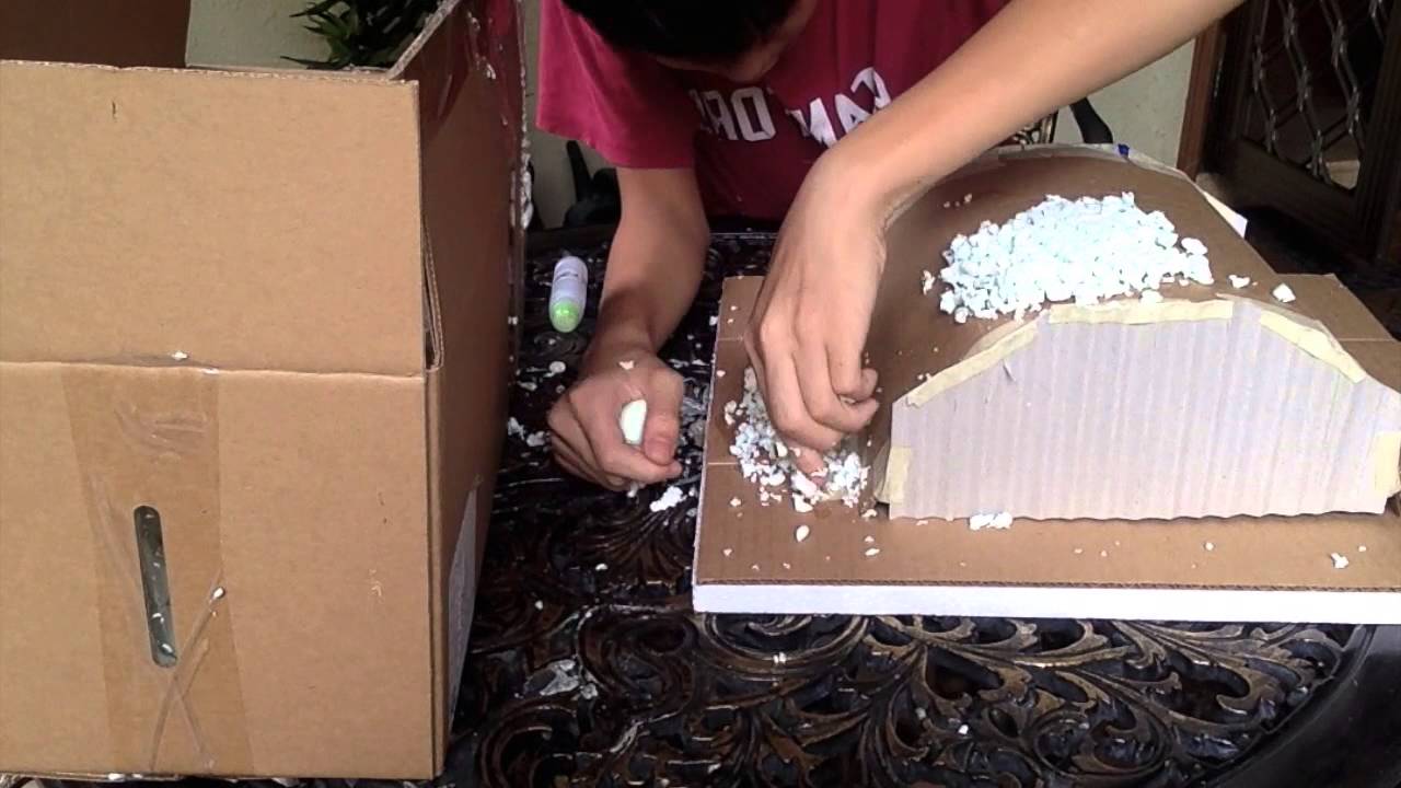 Making of an Anderson Shelter Model - YouTube