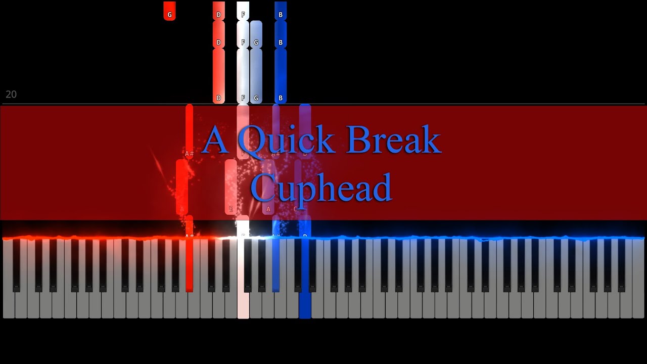 A Quick Break - Cuphead (Piano Tutorial) - YouTube