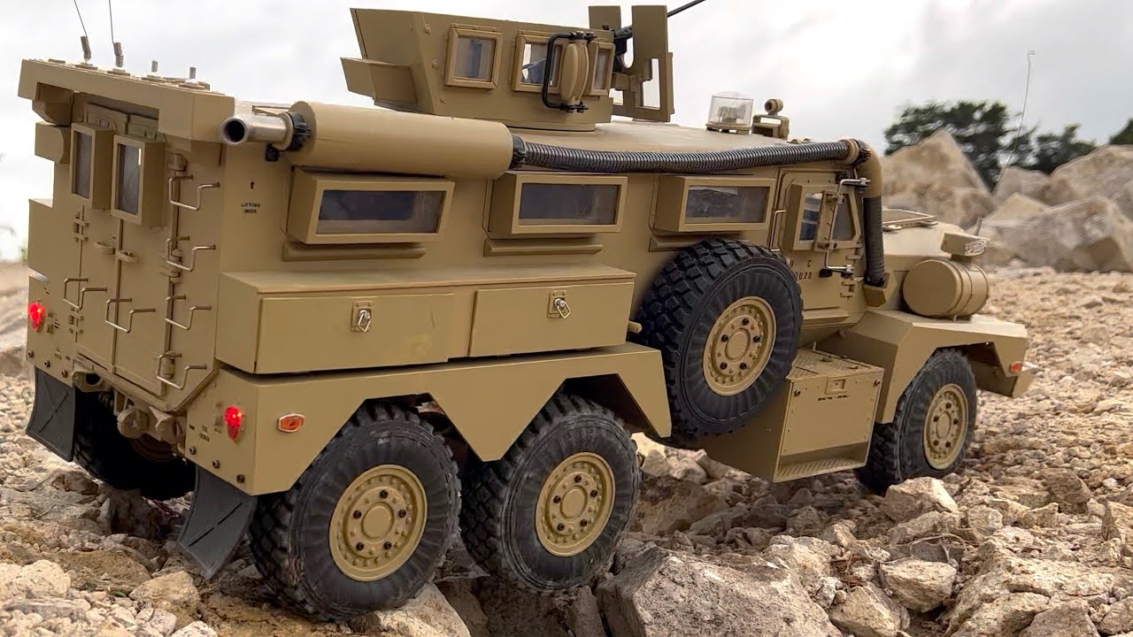 HG P602 U.S MILITARY COUGAR 6X6 MRAP - YouTube