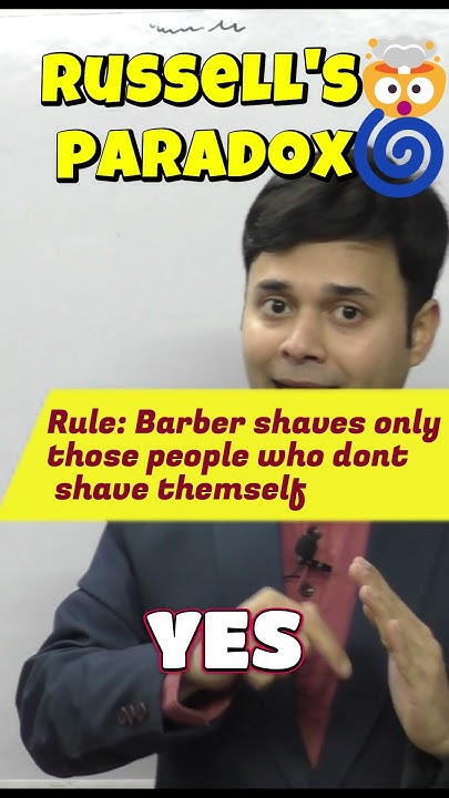 Who Shaves the Barber? 🤔 Russell's Paradox Explained! - YouTube