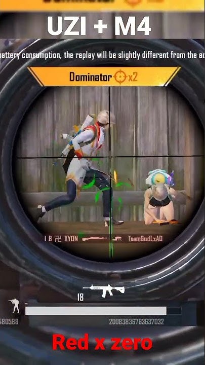 M4😍+UZI 😘 #shorts #youtubeshorts RED X ZERO - YouTube