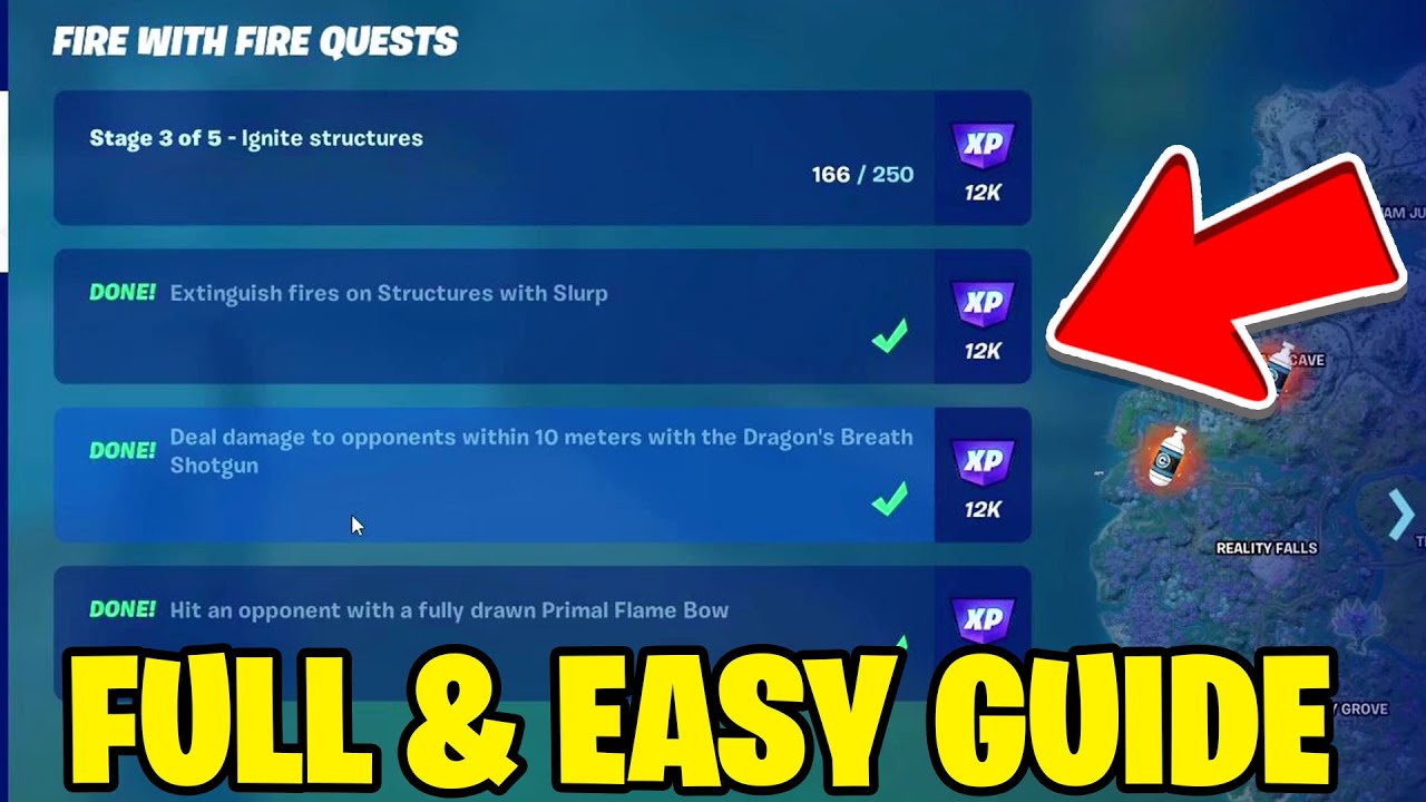 How To Complete Fire With Fire Week - All fire with fire quests ...
