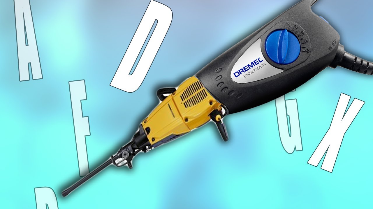 DREMEL ENGRAVER 290 JJ in ACTION - YouTube