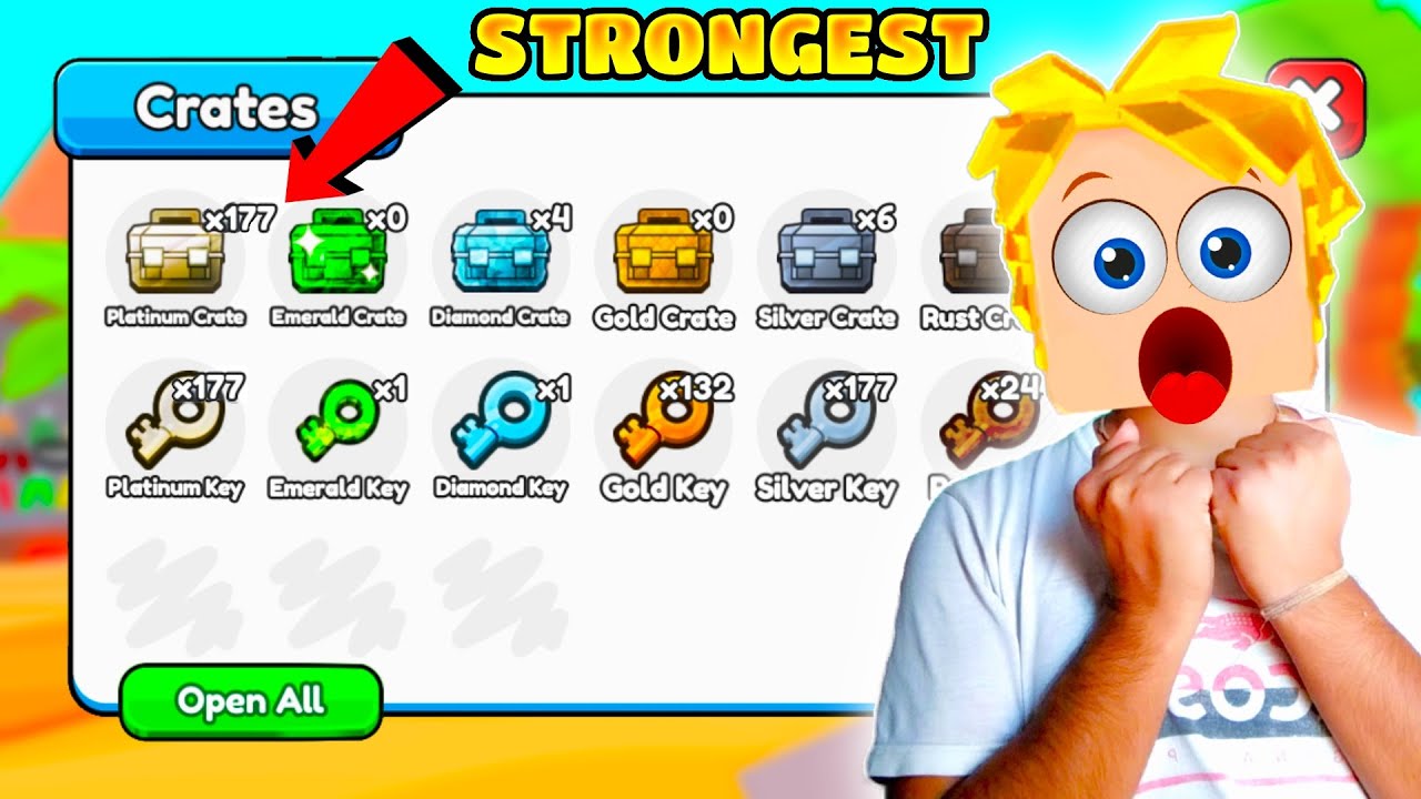 This New Platinum Crate Is Too Overpowered In Roblox Arm Wrestling ...