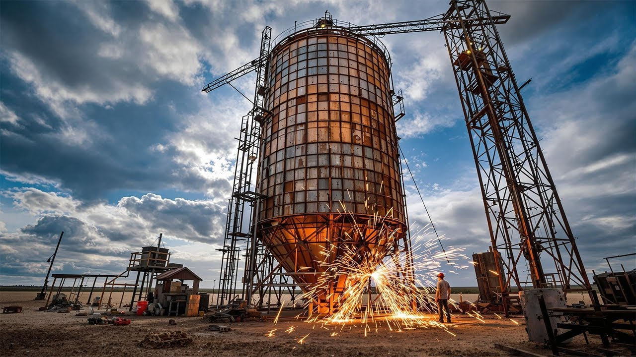 Amazing DIY: How the Master Created a Massive Silo Using the Most ...