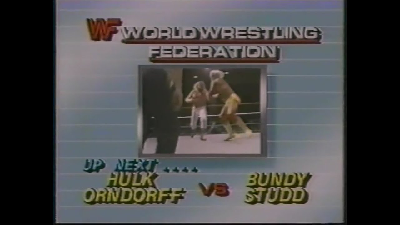 Hulk Hogan & Paul Orndorff vs John Studd & King Kong Bundy Championship ...