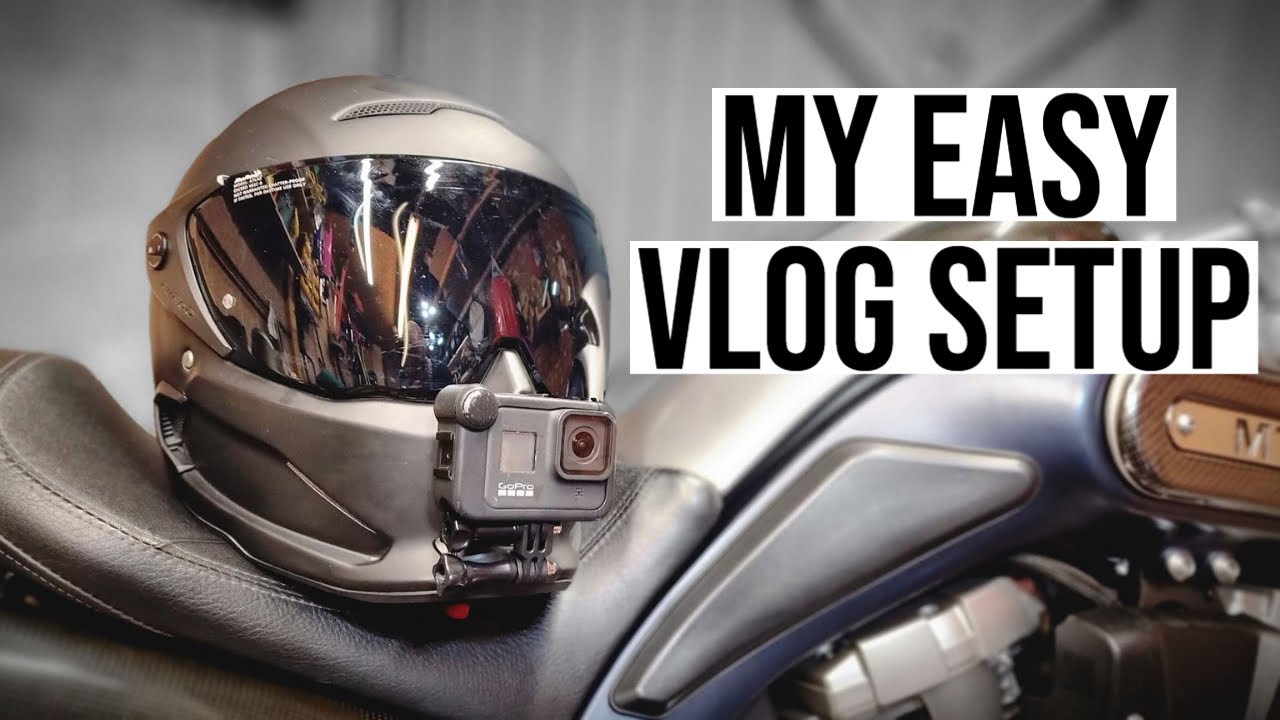 Motorcycle VLOG setup - YouTube