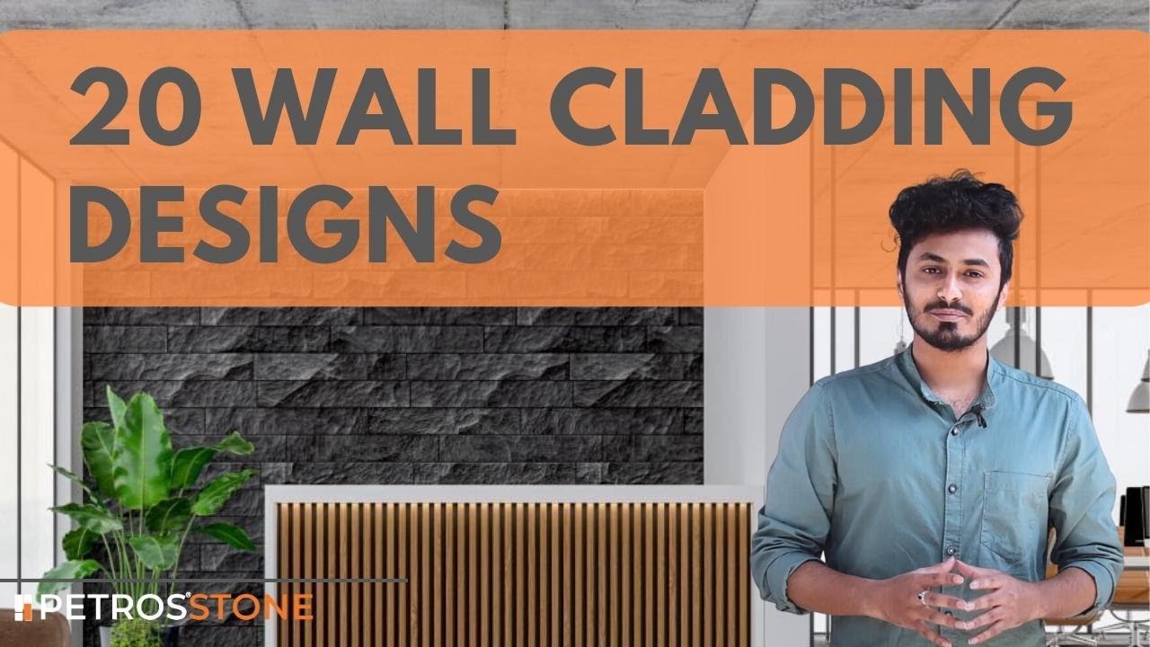 20+ Wall Cladding Designs | Living Room Wall Design | Stone Cladding ...