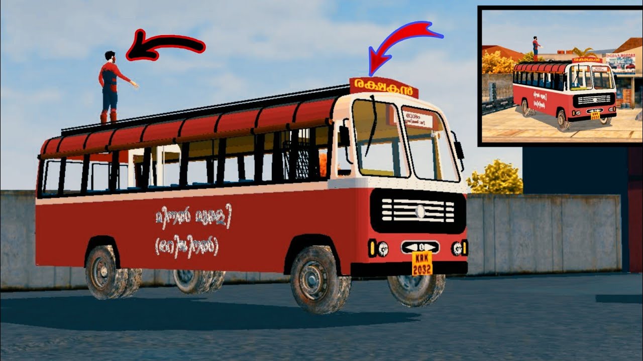 Minnal murali rakshakan bus mod for bussid |rakshakan mod released on ...