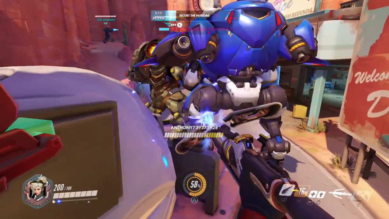 Overwatch Gameplay PVP - Competitive Season 8 Match 3 - YouTube