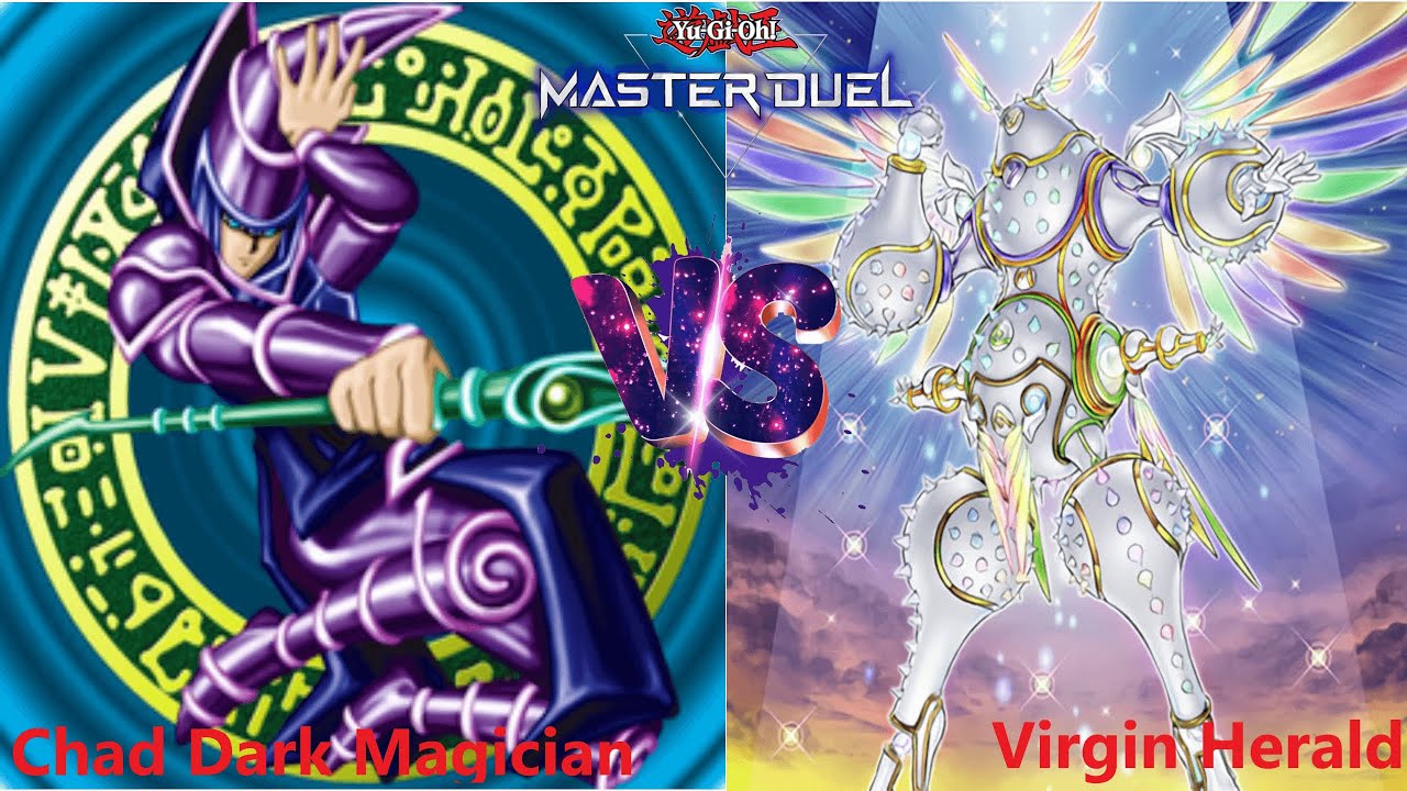 CHAD Dark Magician Player VS VIRGIN Herald Drytron Player | Yu-Gi-Oh ...