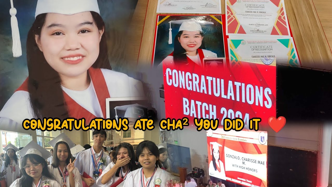 Senior High Graduation Batch 2023-2024, (With High Honors) @Marikina ...