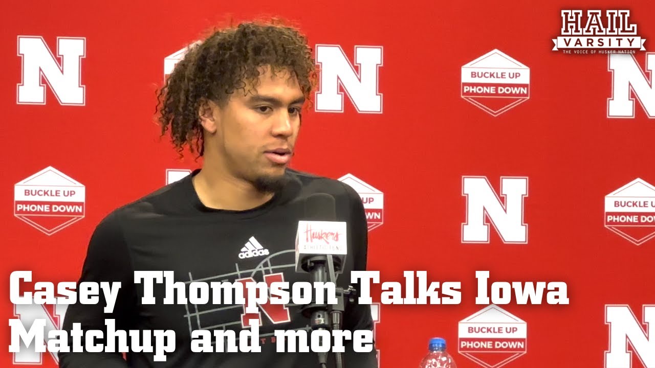 Nebraska Football: Casey Thompson Talks Iowa Matchup and more - YouTube