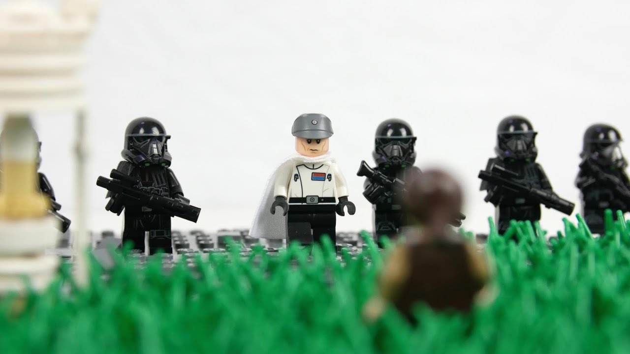 Lego Star Wars ROGUE ONE Moc - Krenic and DEATH TROOPERS vs. Galen Erso ...