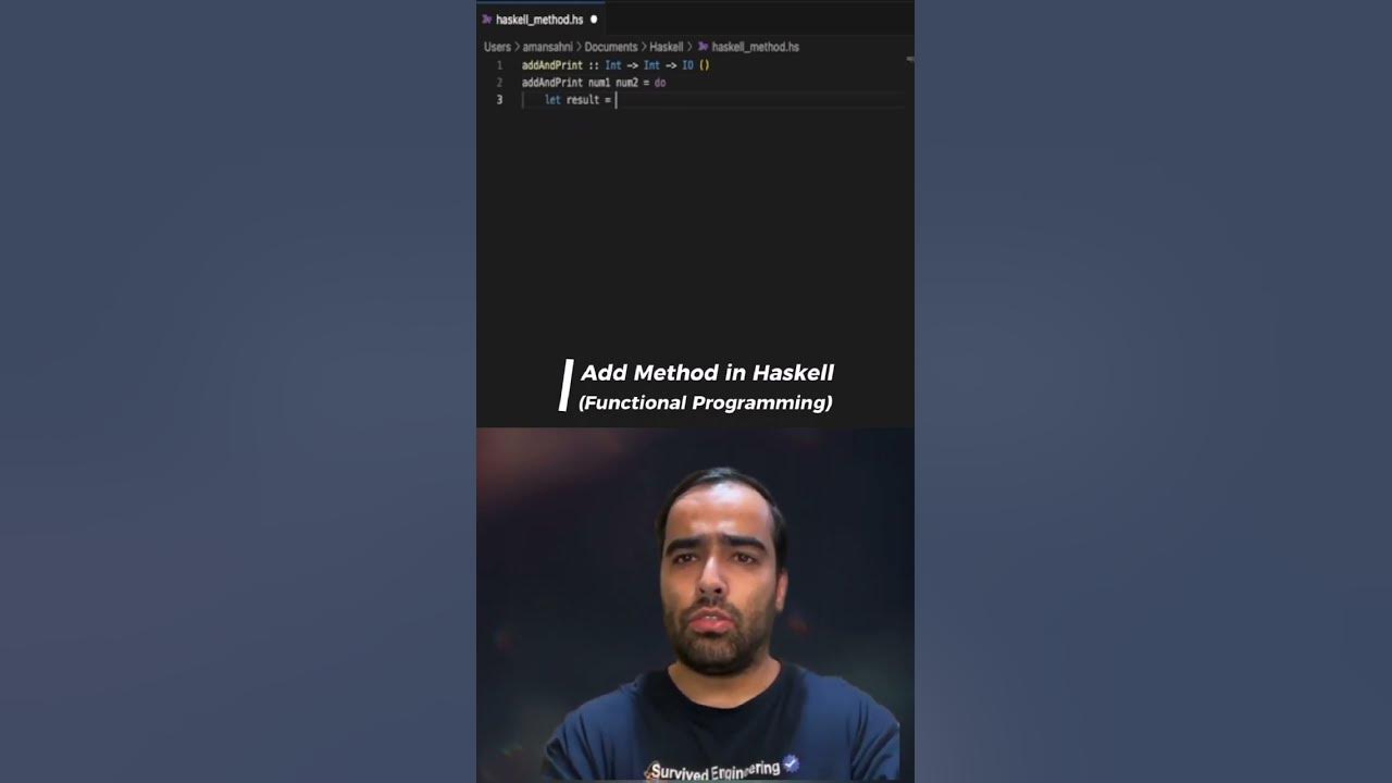 Haskell Programming Language Coding Agile Haskell Functionalprogramming Javascript Youtube