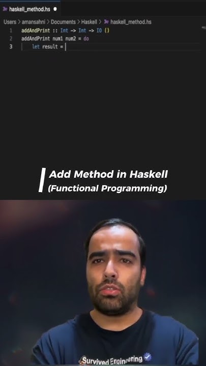 Haskell Programming Language Coding Agile Haskell Functionalprogramming Javascript Youtube