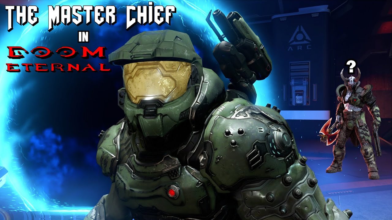 Doomguy and Master Chief swapped universes - YouTube