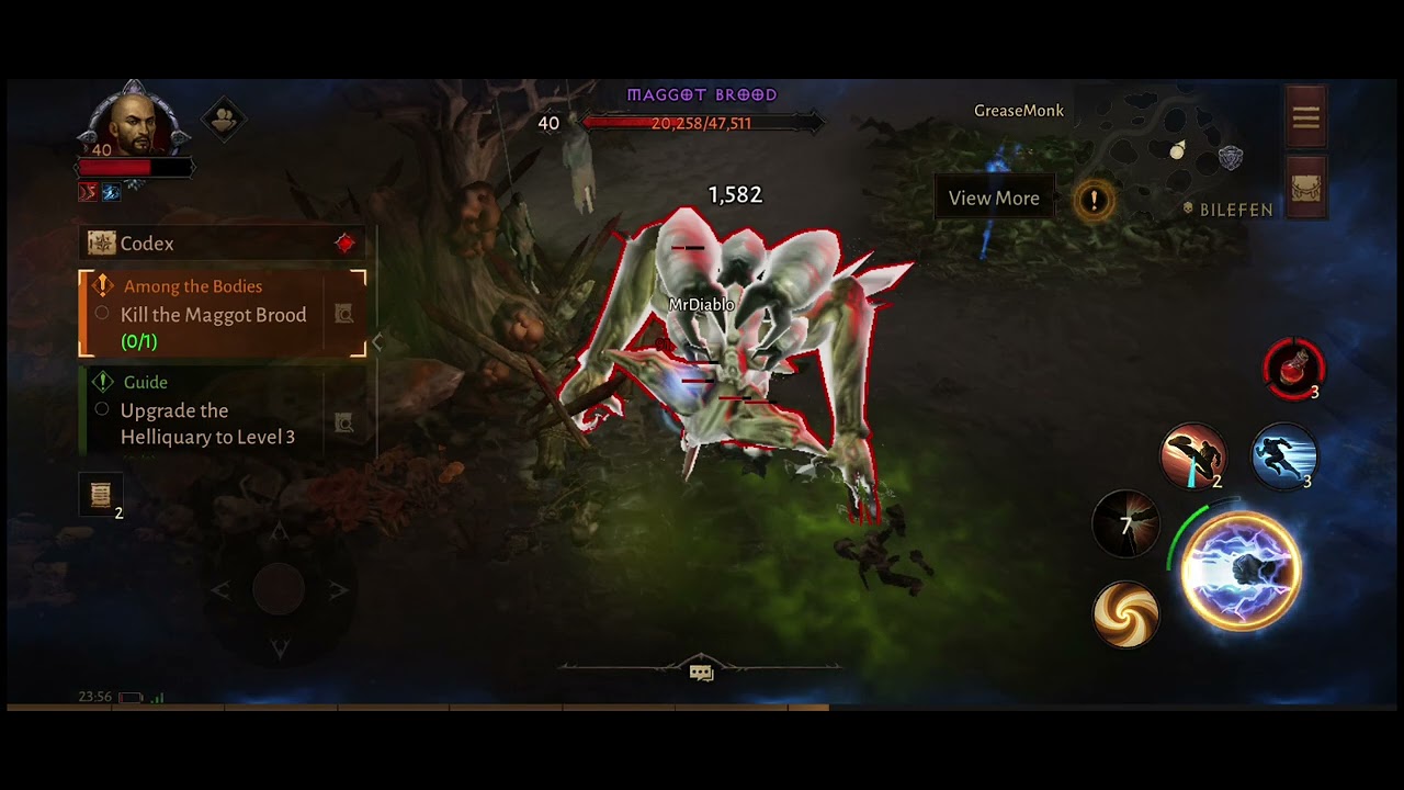 Diablo Immortal - Maggot Brood Boss fight - YouTube