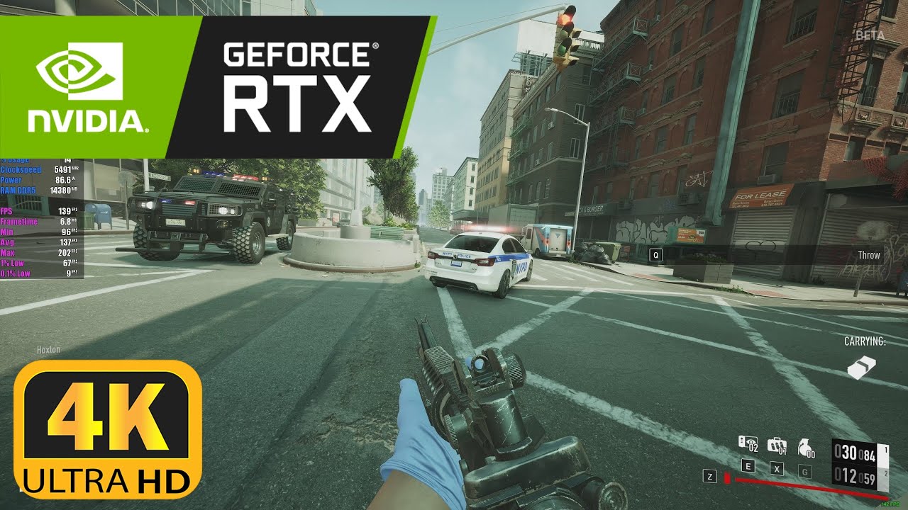 PAYDAY 3 Beta - RTX 4090 + i9 13900K (4K Benchmark, Max Settings) - YouTube