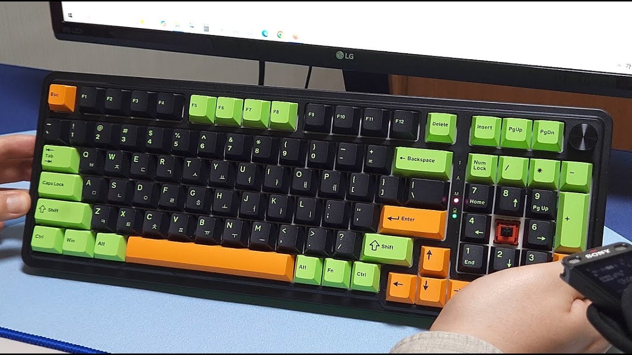 ABKO AK99 w/ RAPTOR MX linear switches - YouTube