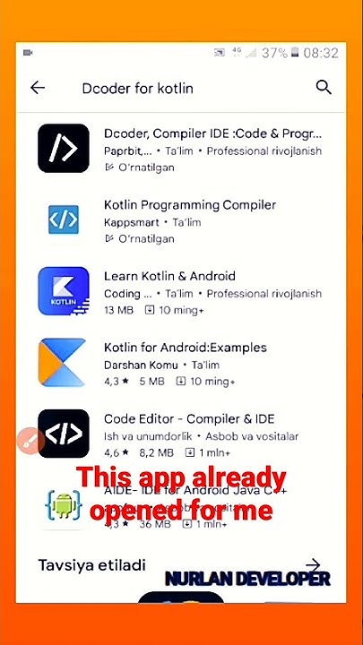 HOW TO INSTALL KOTLIN FOR MOBILE PHONE😱 #kotlin #kotlin_for_android #install_kotlin #shorts ...