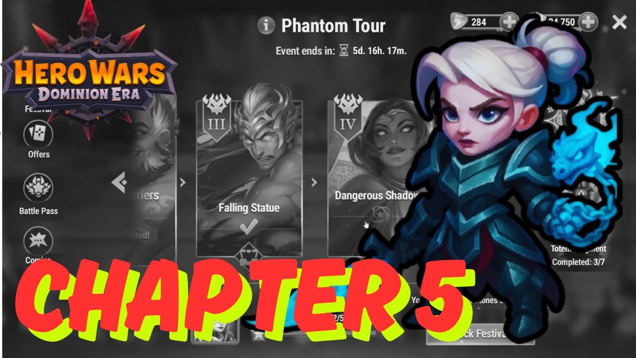 Hero Wars Phantom Tour Chapter 5 Guide - YouTube