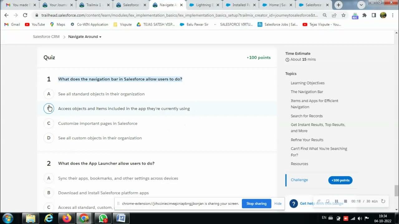 Navigate Around Salesforce Crm Youtube
