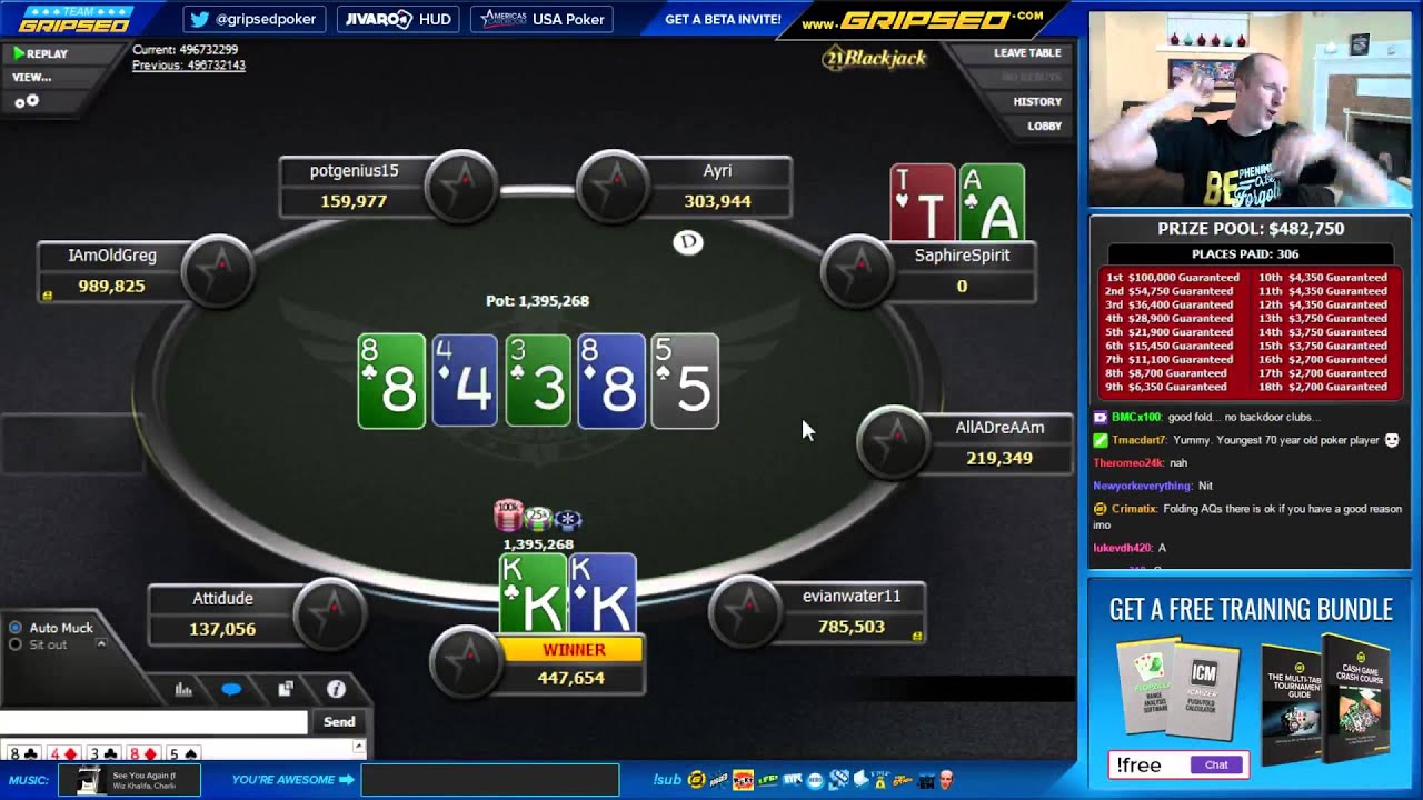 A Million Chip Pot on Million Dollar Sunday - Online Poker at America's ...