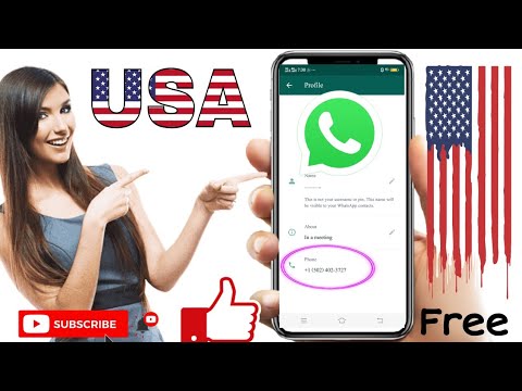 How To Create US Number for Whatsapp Account With US Number 100% ...