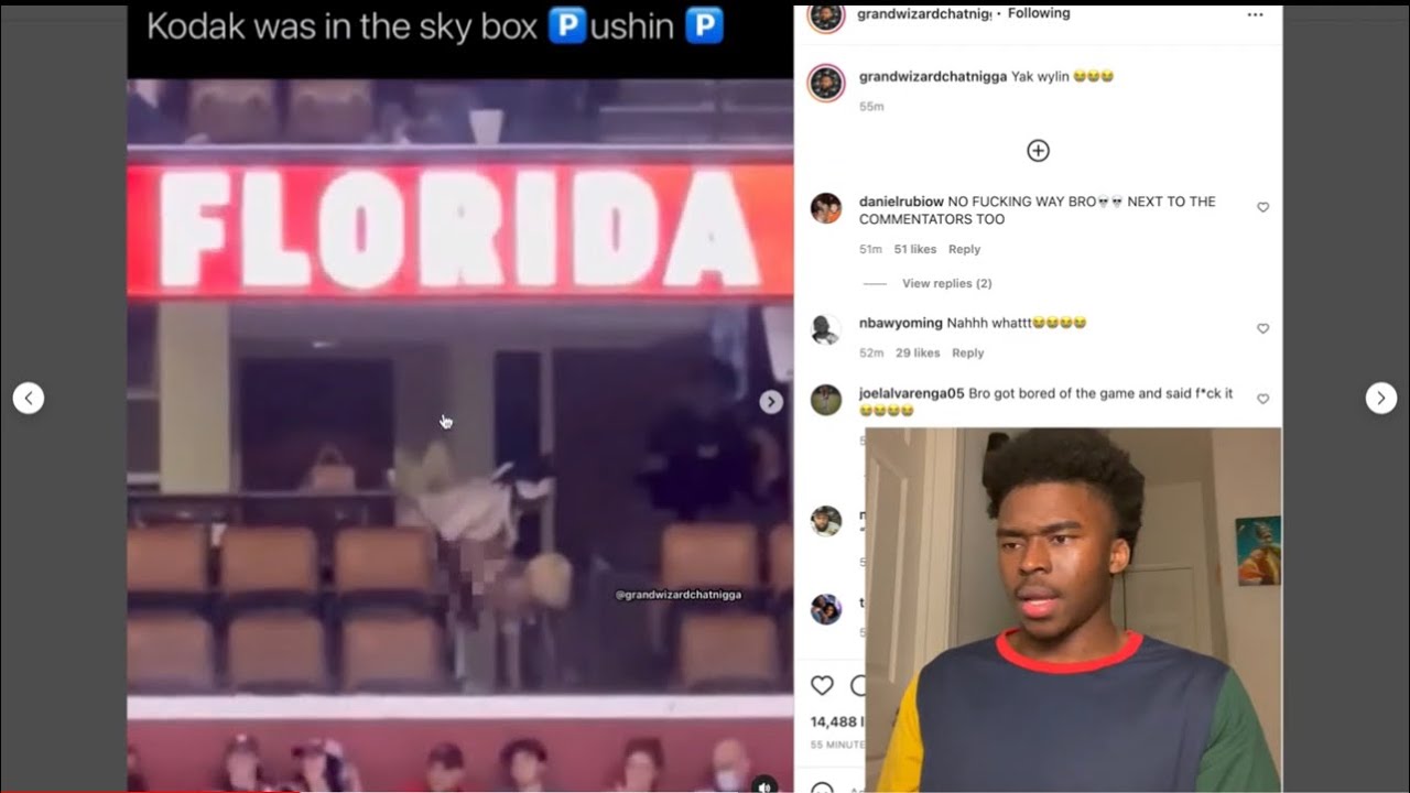 Kodak Black Tries To Have S3x With His Wife During Nhl Hockey Game 🤯