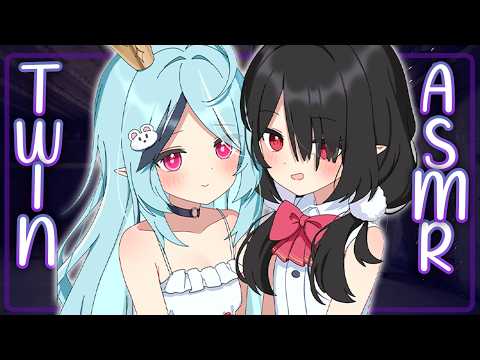 Twins Compete for Your Attention 💗ASMR Layered Earlicking Roleplay