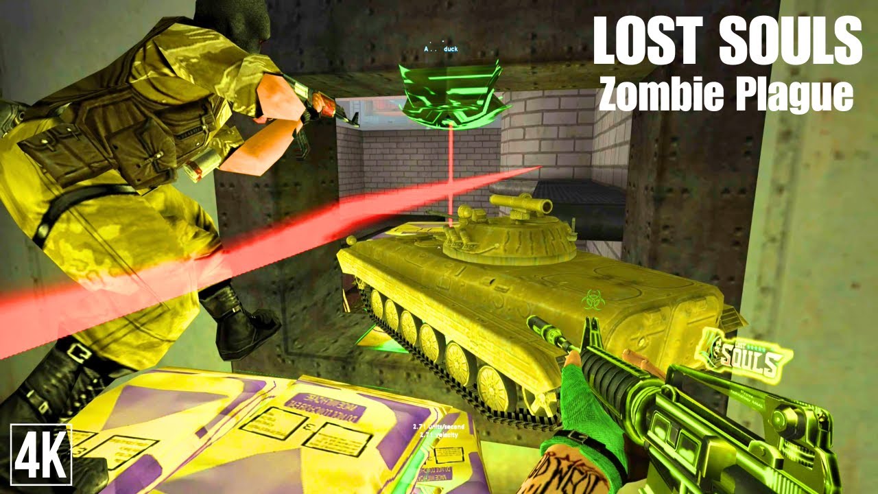 CS 1.6: Zombie Plague 2023 [LOST SOULS] 9 Minutes 4K Gameplay - YouTube