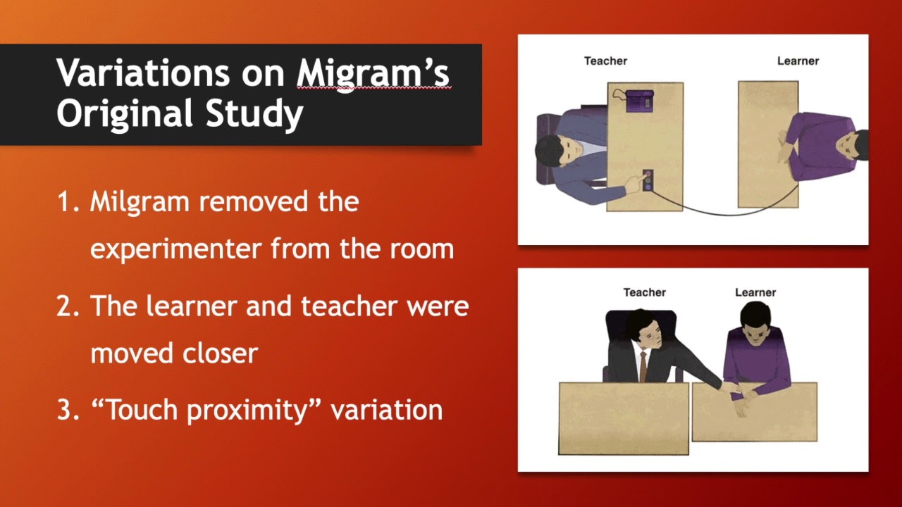 Situation Variables Affecting Obedience - Proximity 4 - YouTube