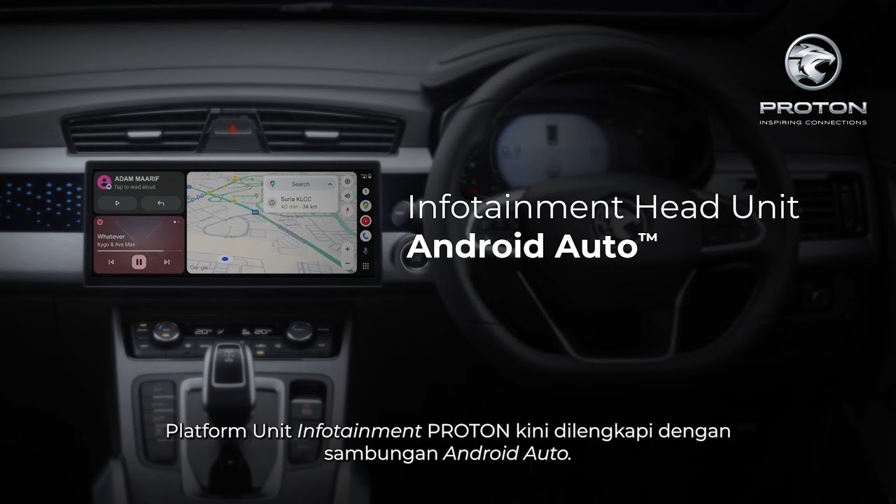 How To: Android Auto on Proton’s Infotainment Head Unit - YouTube