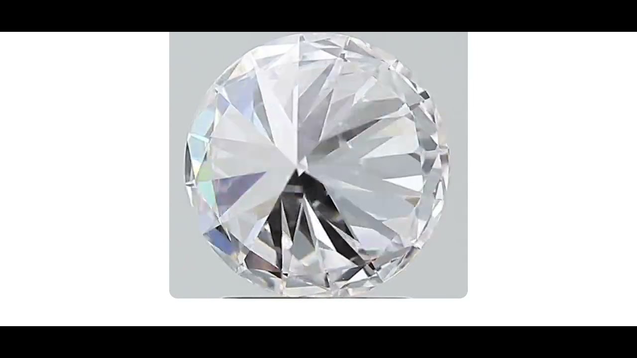 Brilliant Round Lab Grown Diamond lgd cvd 15 - YouTube