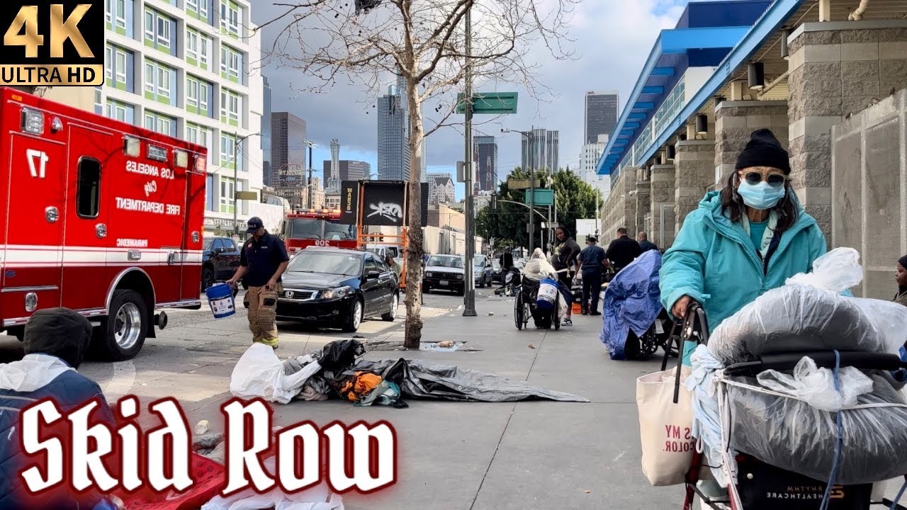 A City in Poverty ⛺️ Ep • 26 | Los Angeles, California [4K] 🇺🇸 - YouTube
