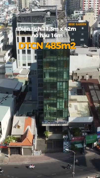 Tòa nhà 643 Điện Biên Phủ, Quận Bình Thạnh, 11,3x42m Nở hậu 16m, 485m2, Hầm + 10 Tầng # ...