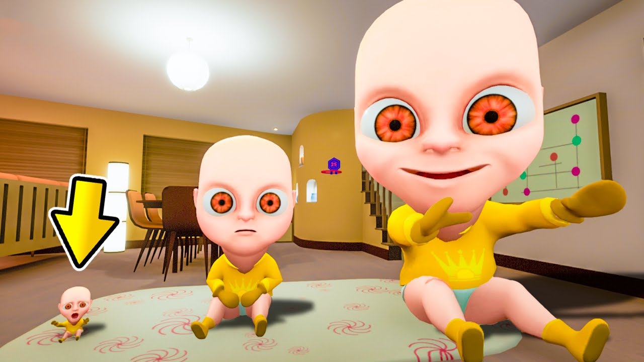 Small VS Big VS Huge Baby! The Baby In Yellow Funny Moments! - YouTube