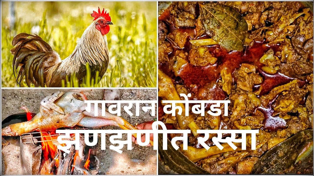 गावठी कोंबडा Gavathi Kombadi | (Gavthi Kombdyacha Rassa) | Spicy ...