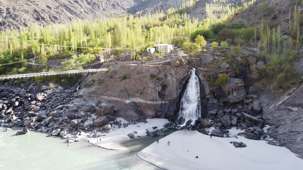 Basho waterfall Skardu Baltistan |HD 1080 - YouTube